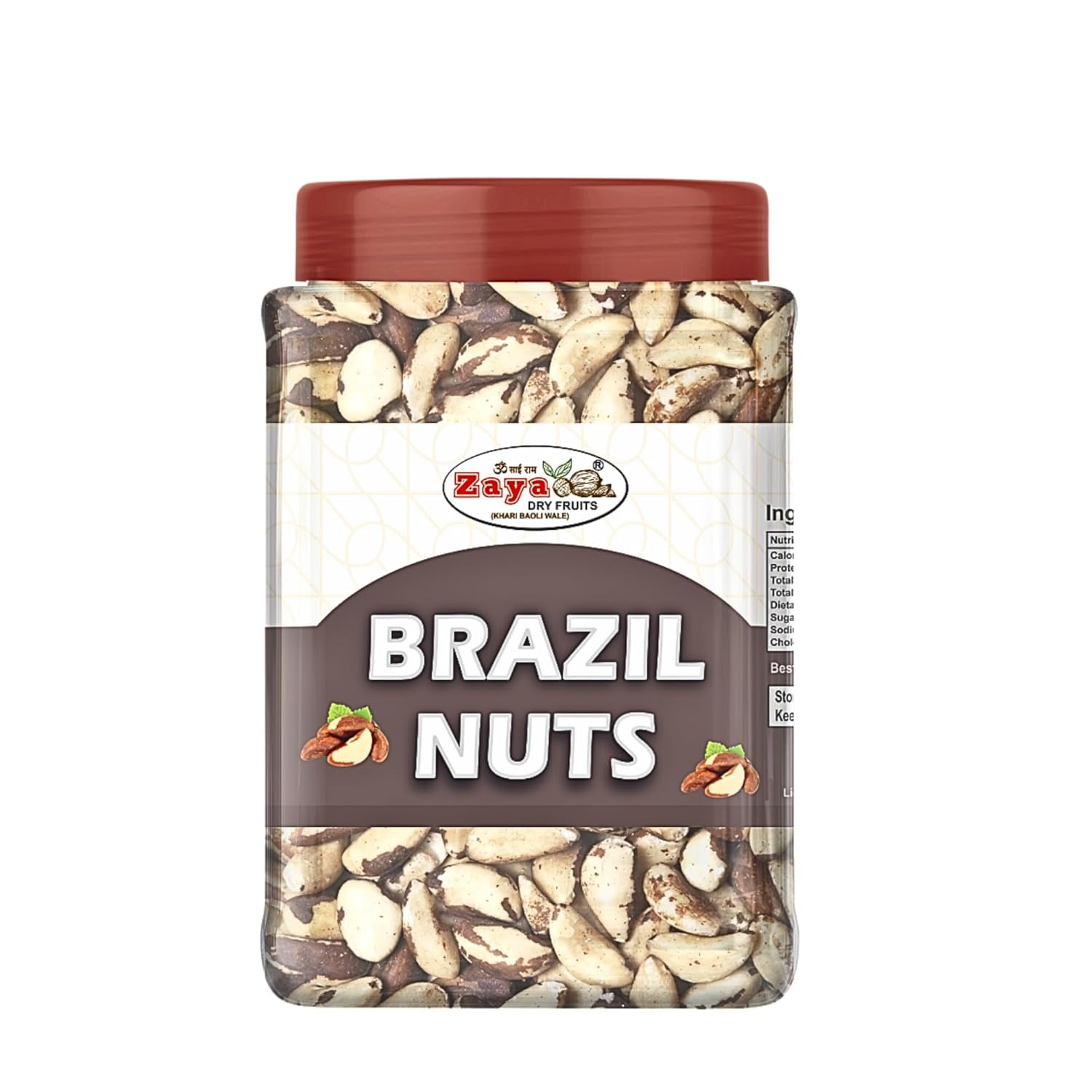 100% Pure Brazil Nuts By Zaya 500gm, | Rich In Iron, Calcium Protein ...
