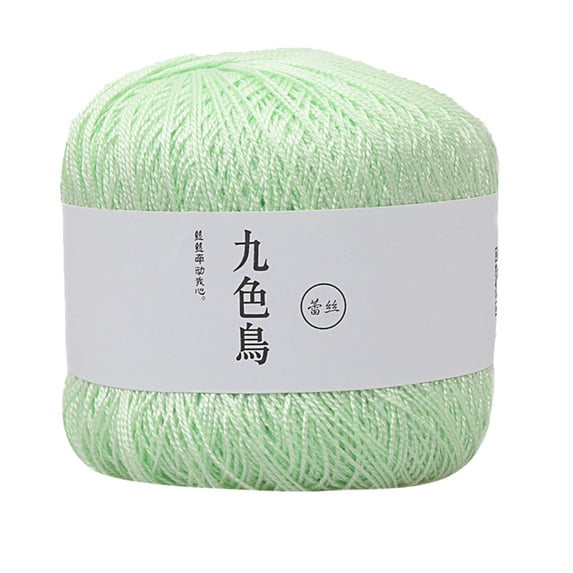 100% Pure Cotton Crochet Thread, Lace Yarn for Hand Knitting Tatting ...