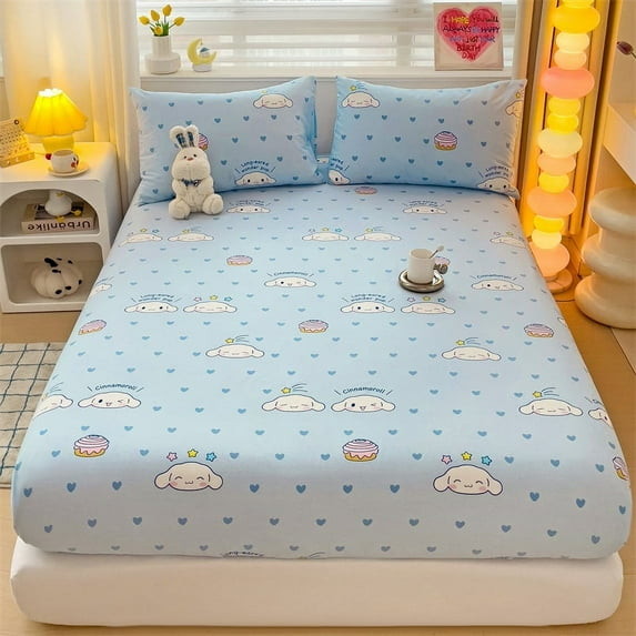 100% Pure Cotton cute cartoon small fresh KT KRM CNMR Big-ear Dog ...