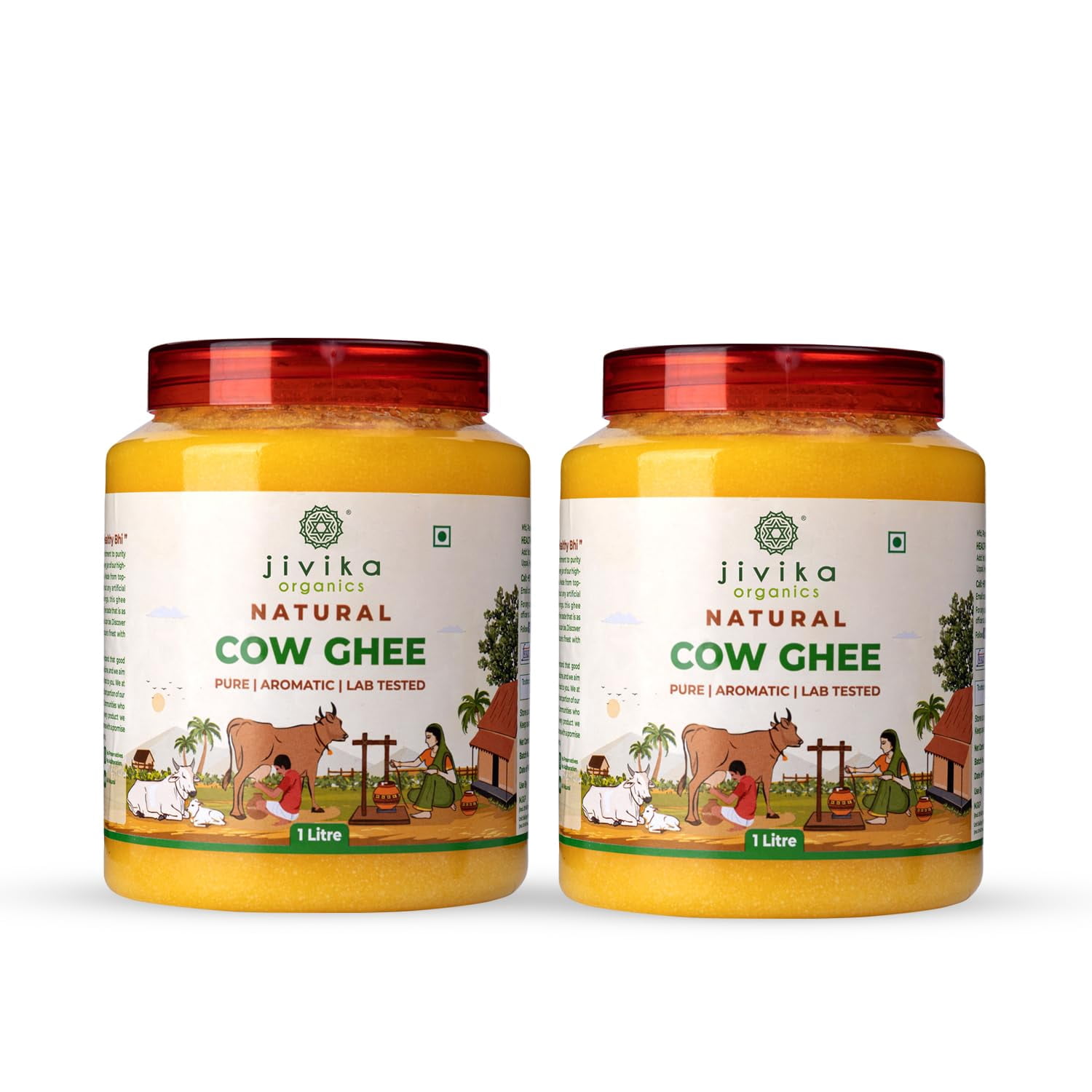 100% Pure Desi Cow Ghee By Jivika Naturals | Good Source Of Vitamin A ...