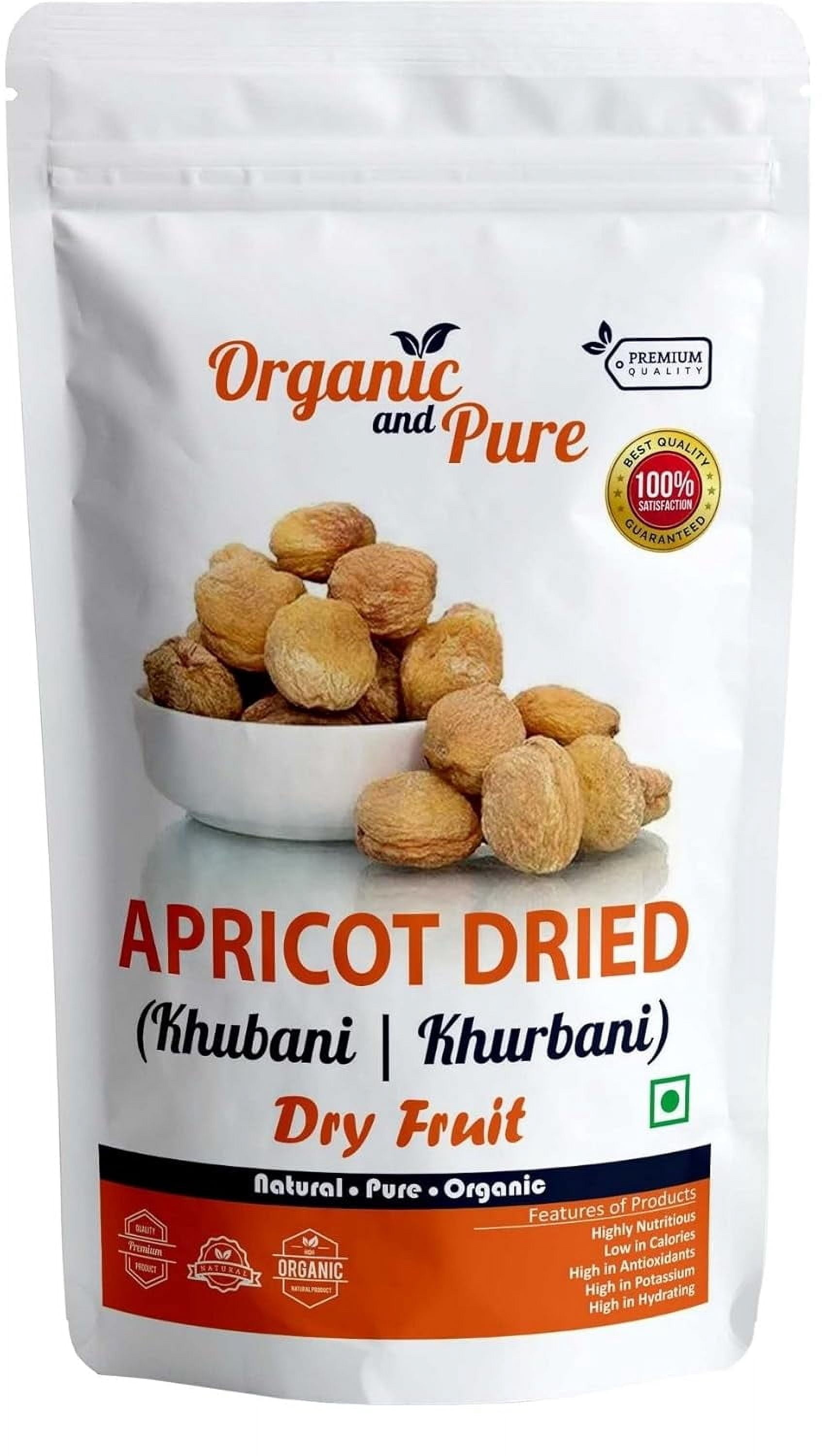 100% Pure Dried Apricots/ Khurbani By Organic And Pure 900gm, | Tasty ...