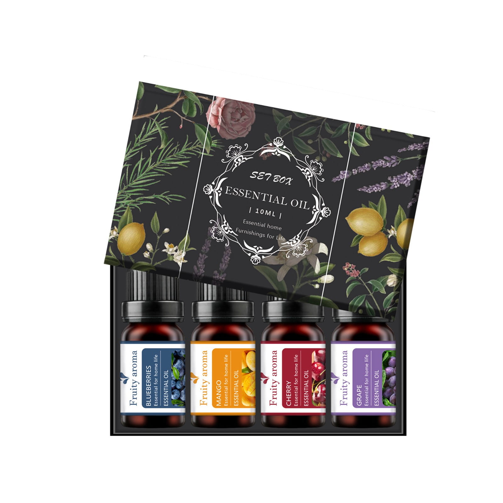 100% Pure Essential Oils Set,Aromatherapy Blended Scents Variety Essential Oils Gift Set for ...