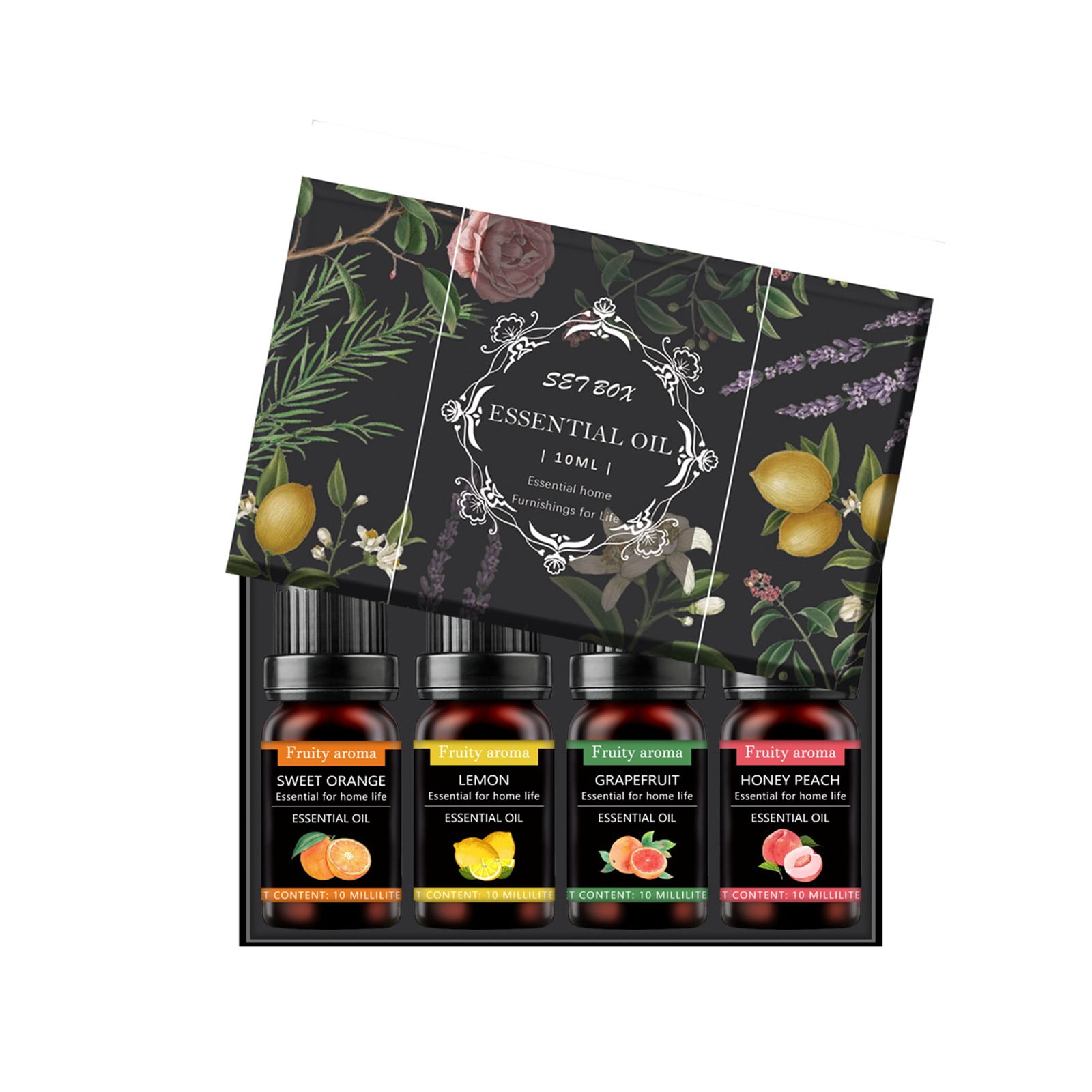 100% Pure Essential Oils Set,Aromatherapy Blended Scents Variety ...