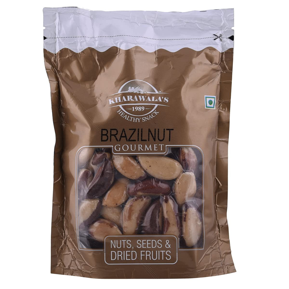 100% Pure Jumbo Brazil Nut By Kharawala'S 1kg, (200gm * Pack Of 5 ...