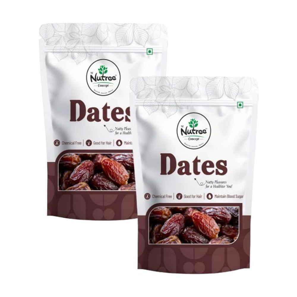 100% Pure Kalmi Dates By Nutree 500gm, (250gm * Pack Of 2) | Rich In ...