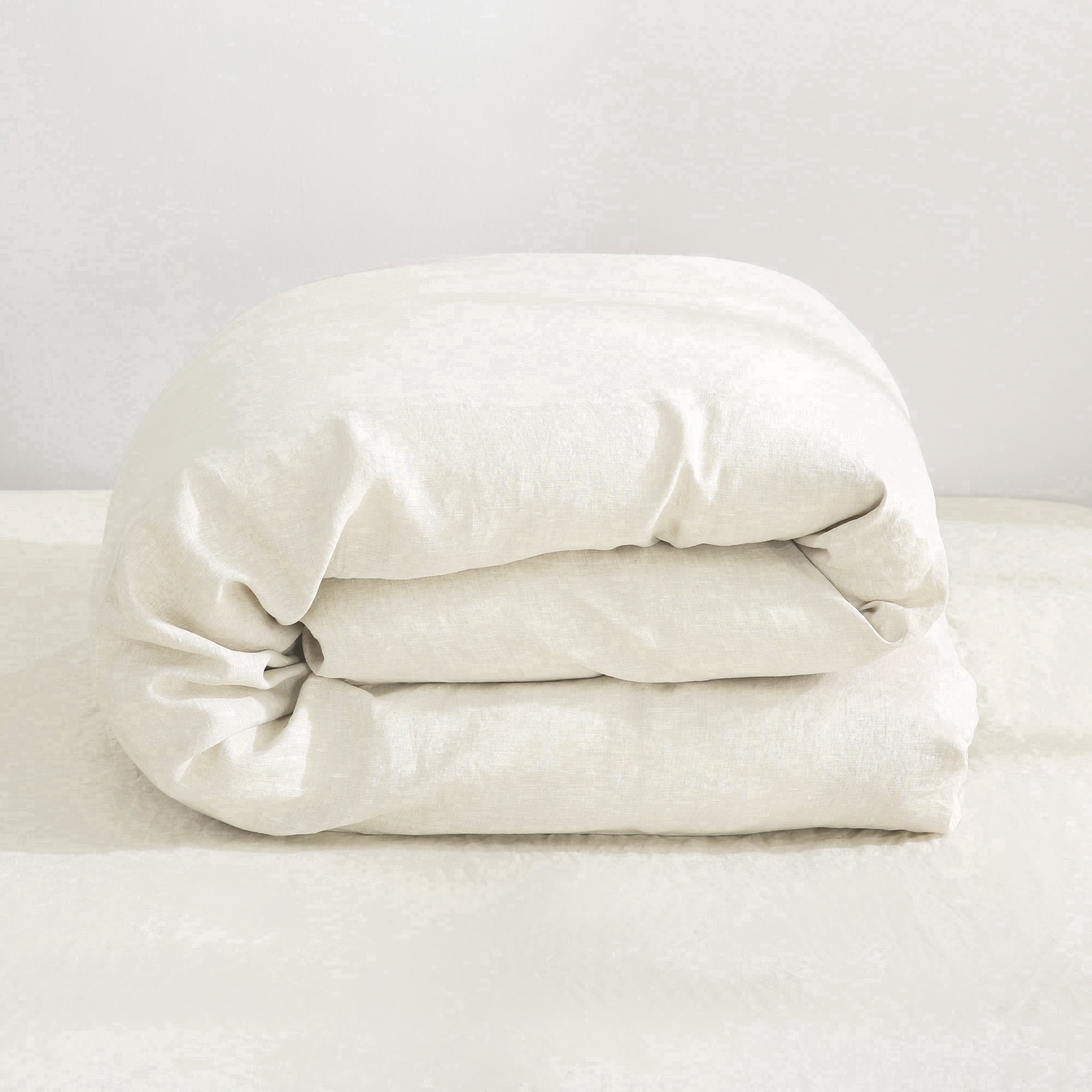 100% Pure Linen Duvet Cover with Button Closure and Corner Ties Soft ...