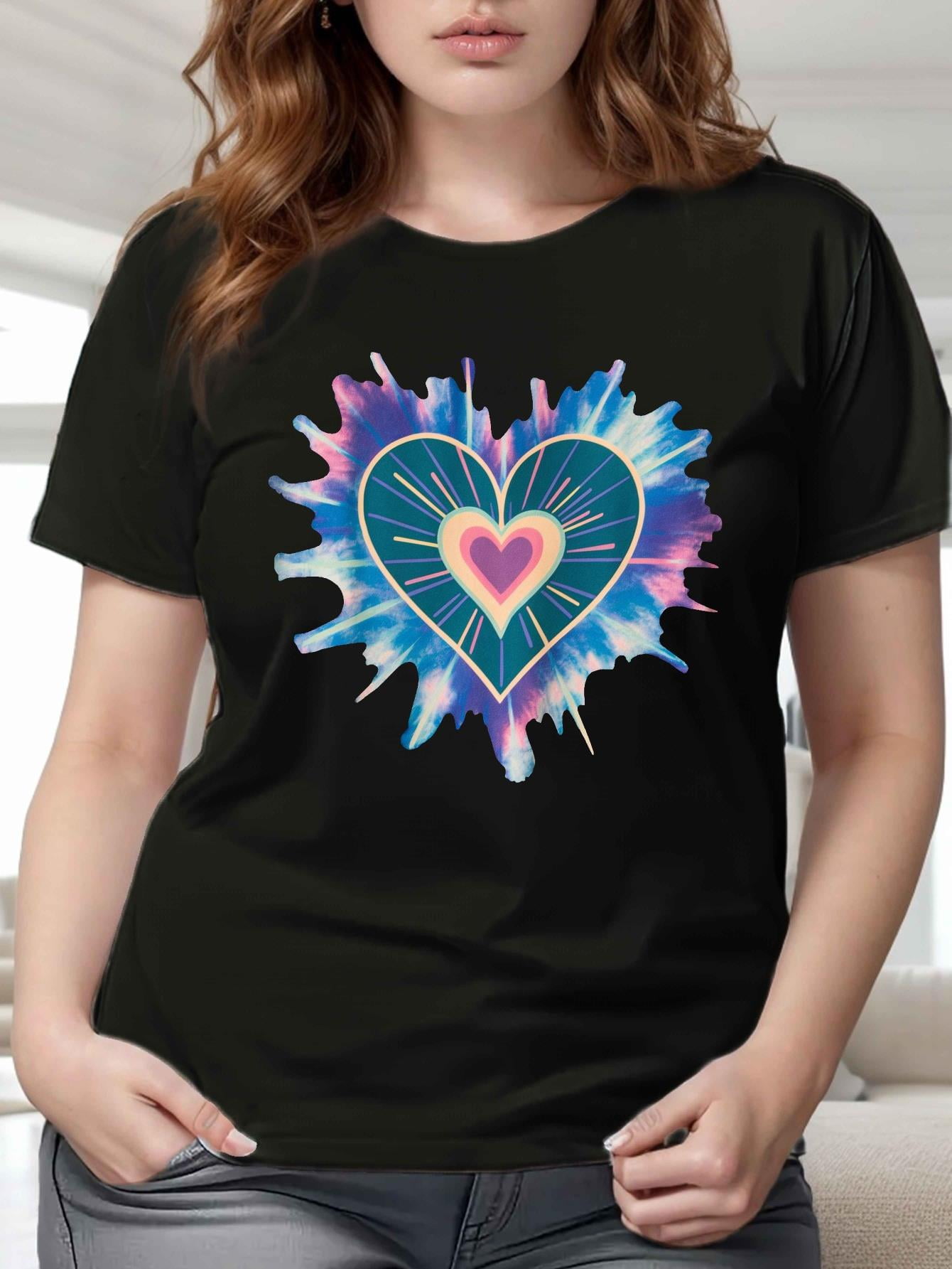 100% Pure Loose-Fit T-Shirt for Women - Vintage "Just Chillin' Free" Graphic Tee with Cartoon ...