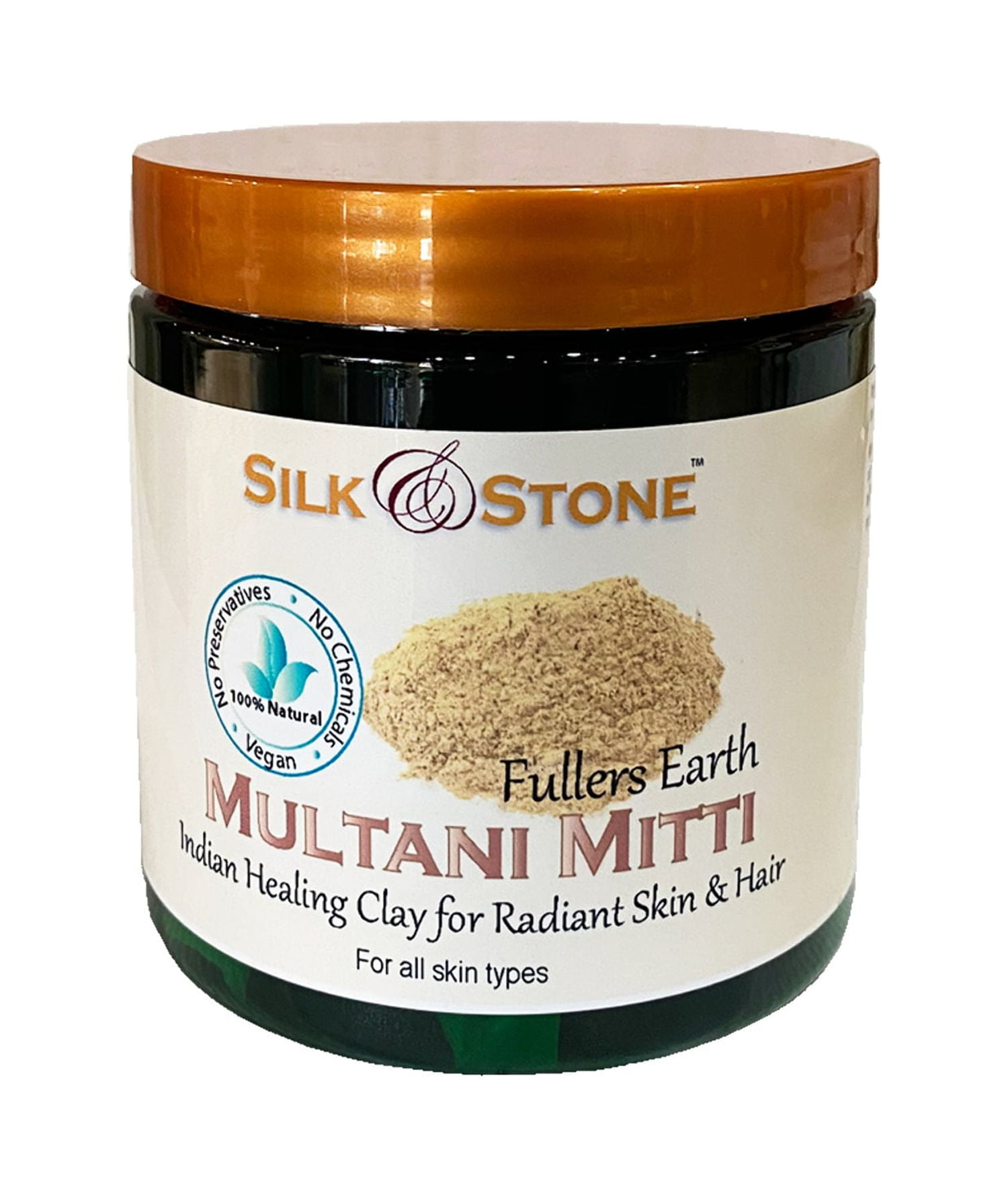 100% Pure Multani Mitti Indian Healing Clay (Fuller's Earth) - Walmart.com