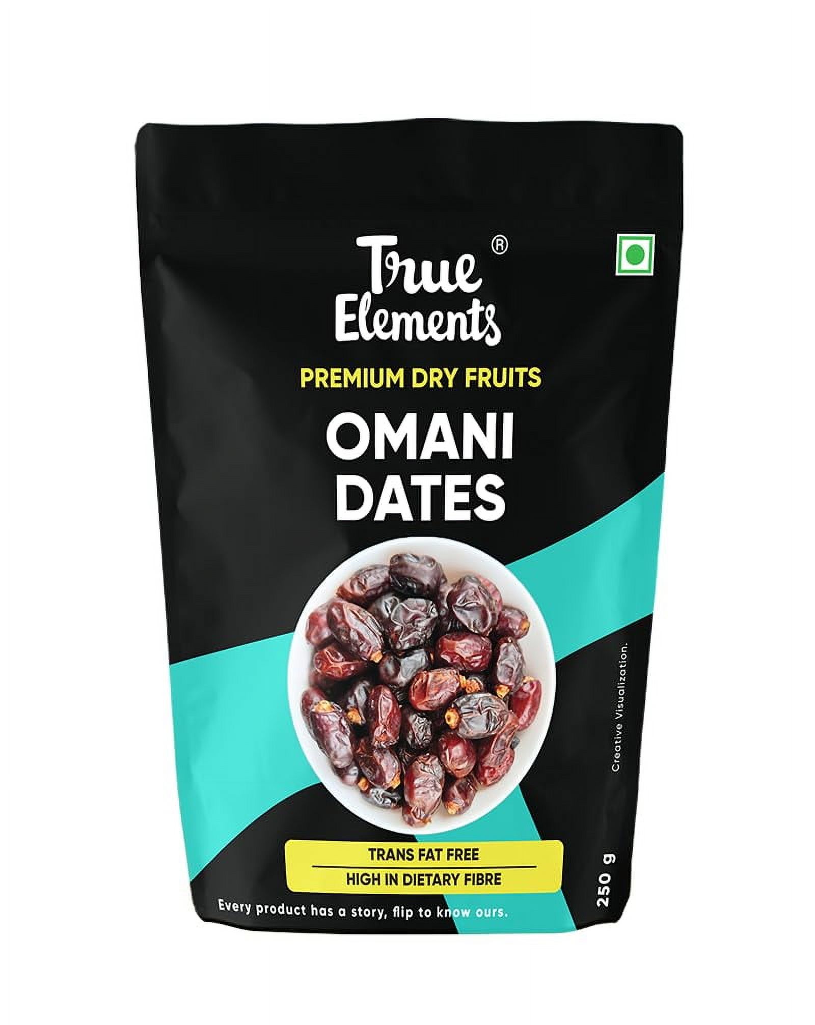 100% Pure Omani Dates By True Elements 250gm, | Rich In Protein ...