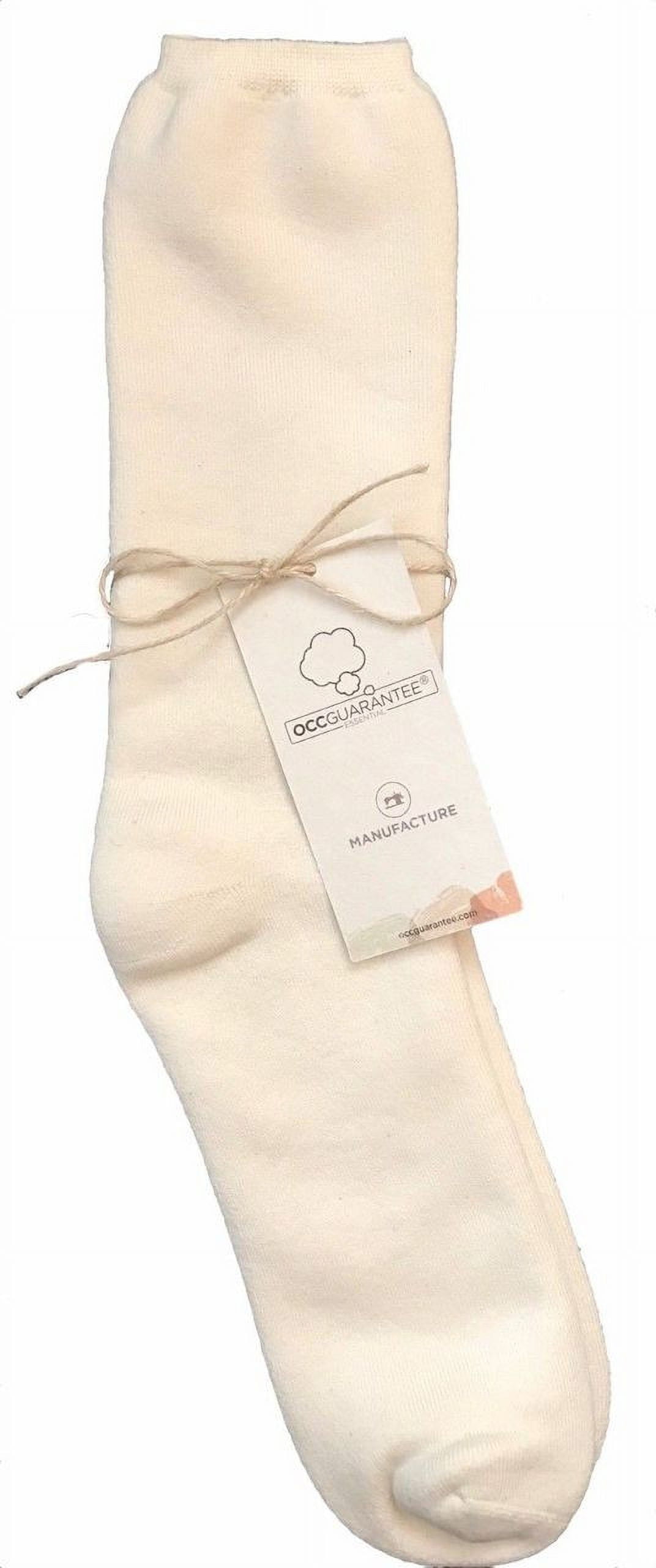 100% Pure Organic Cotton Unisex Socks Chemical-Free Undyed Fairtrade ...
