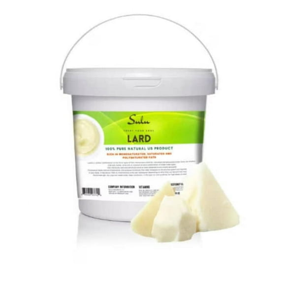 100% Pure Rendered Pig Lard 2 lbs - Walmart.com