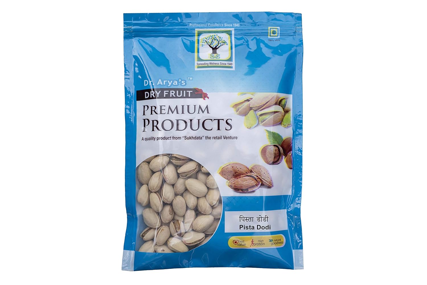100% Pure Roasted Pistachios By Dr. Arya's 200gm, | Good Source Of Protein Fiber Healthy ...