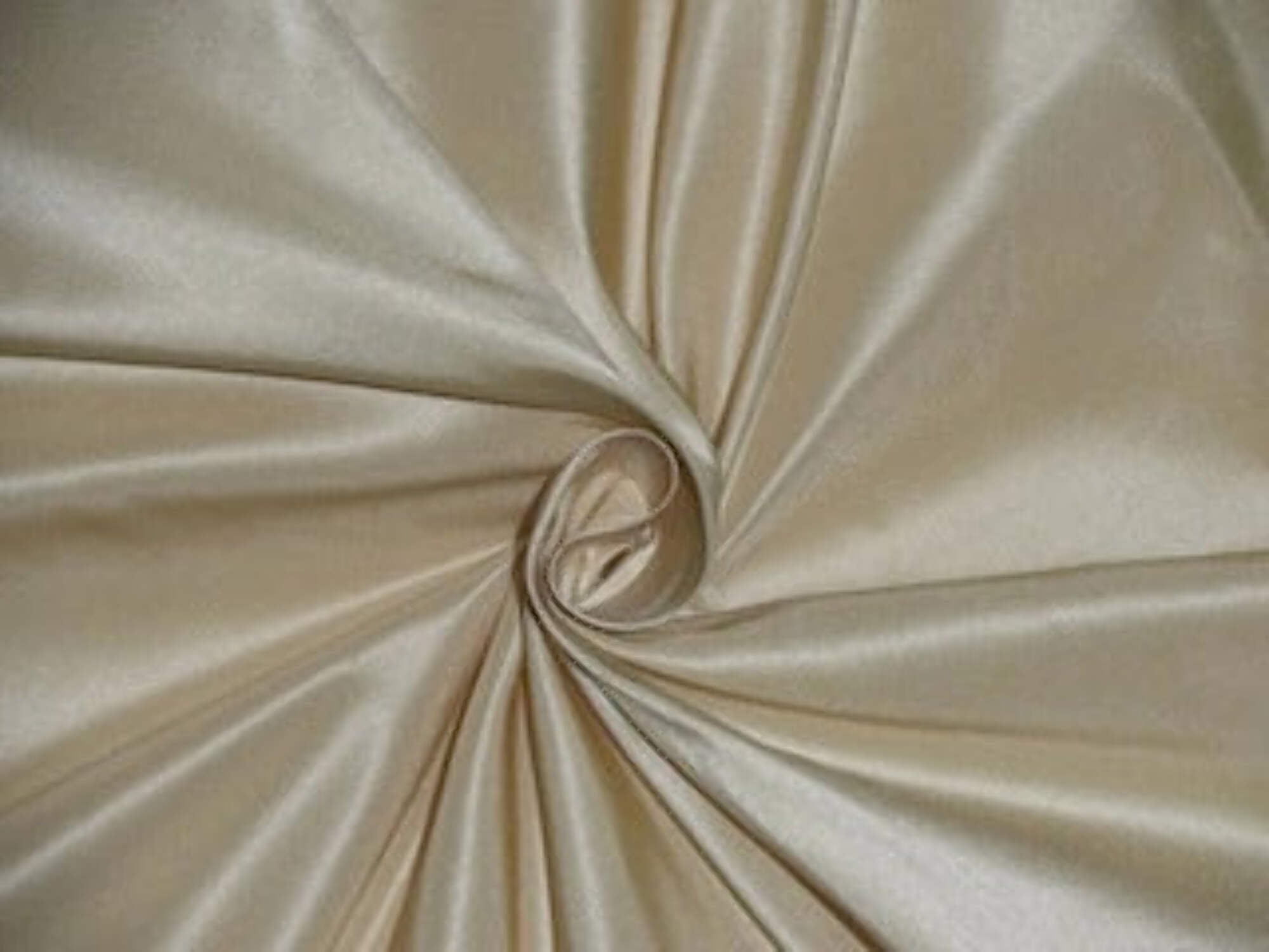 100% Pure SILK TAFFETA FABRIC Ivory Cream [4151] - Walmart.com