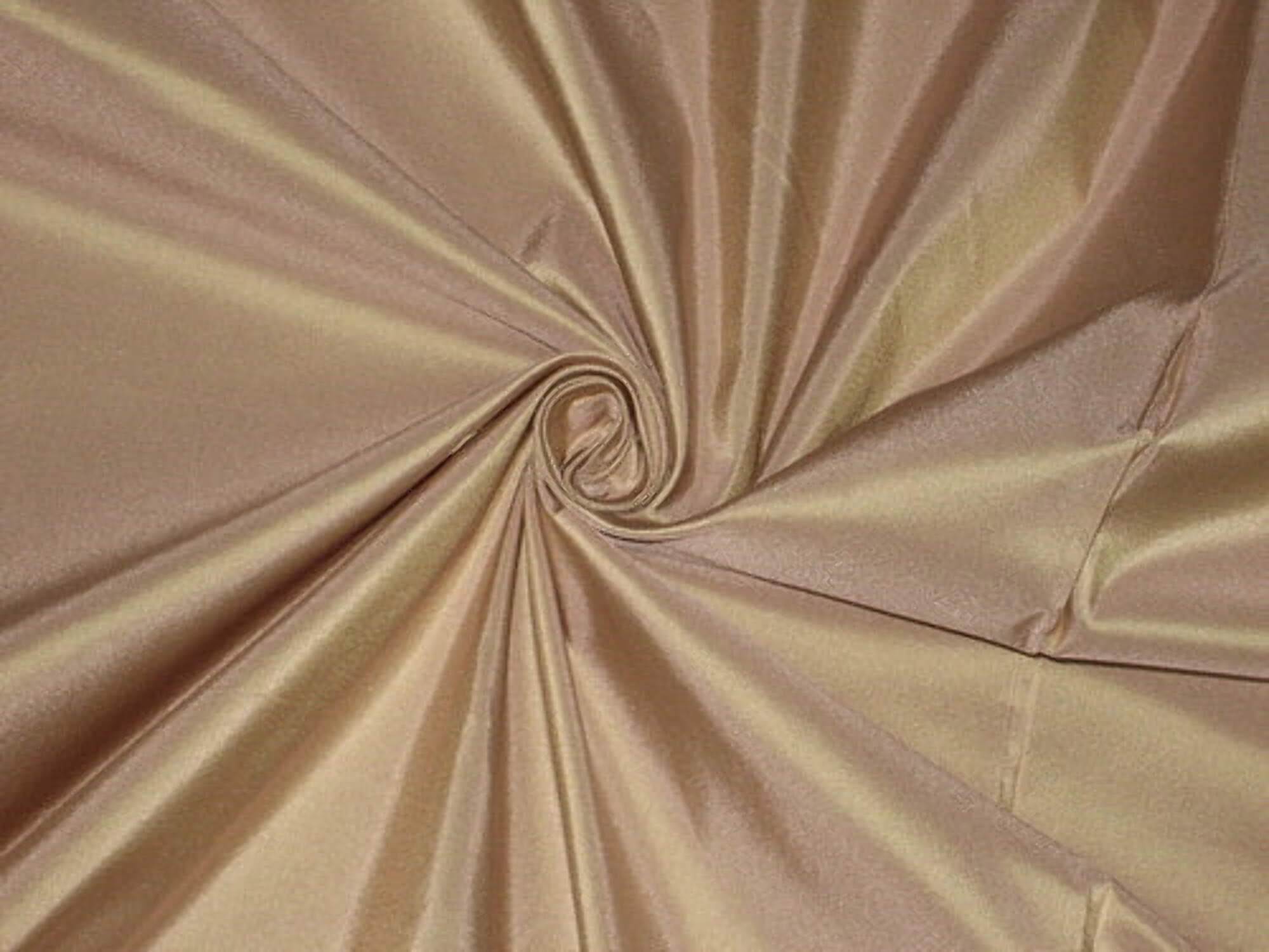100% Pure SILK TAFFETA FABRIC Light Salmon x Green Shot color 54" wide TAF166 - Walmart.com