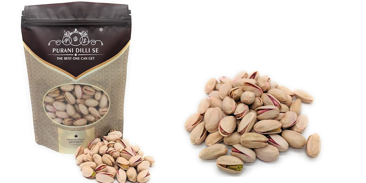100% Pure Salted Pista With Shell By Purani Dilli Se 1kg, | Healthy & Delicious Nutrients Dry ...