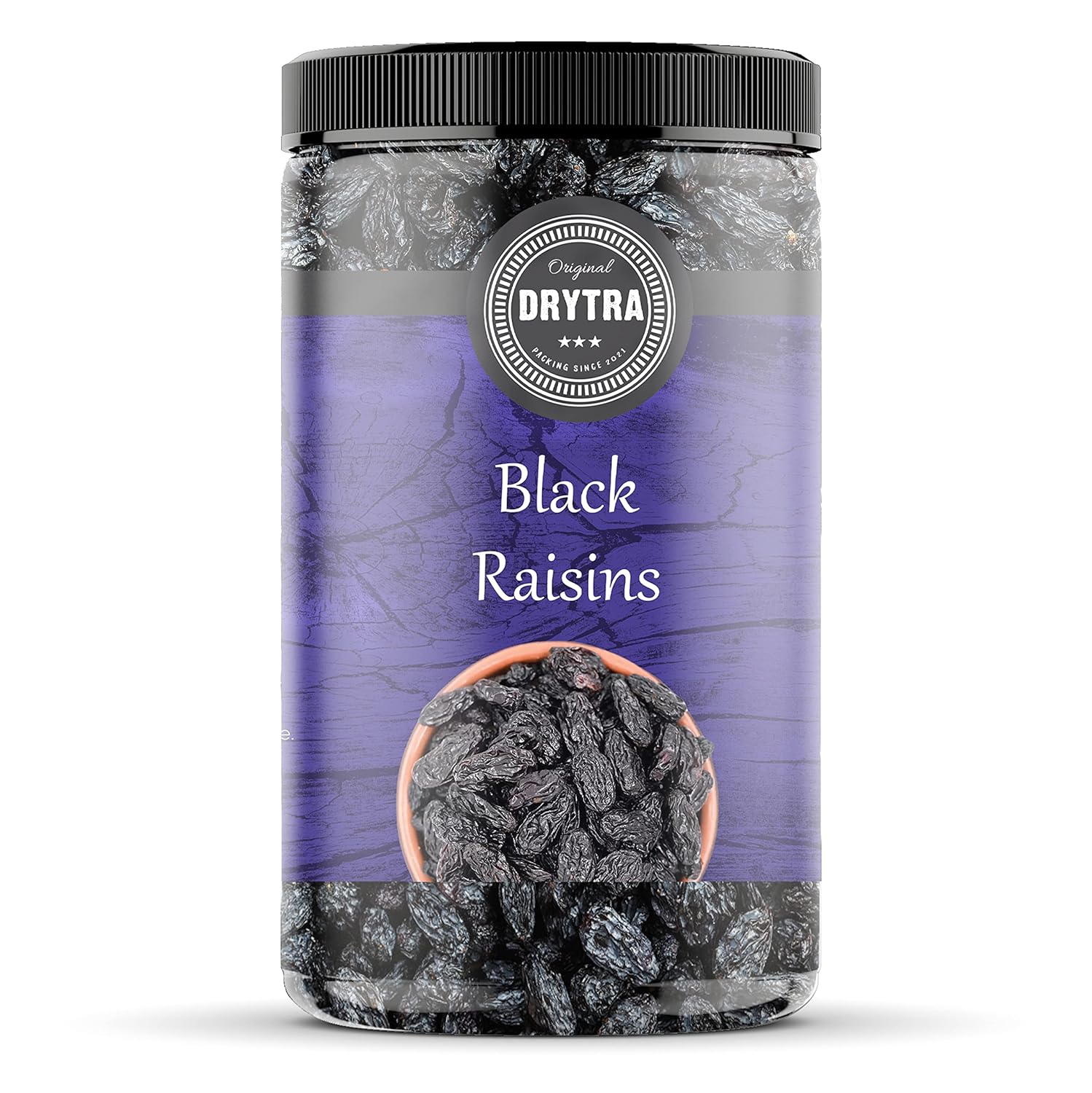 100% Pure Seedless Black Raisins By Drytra 500gm, | Rich In Iron ...