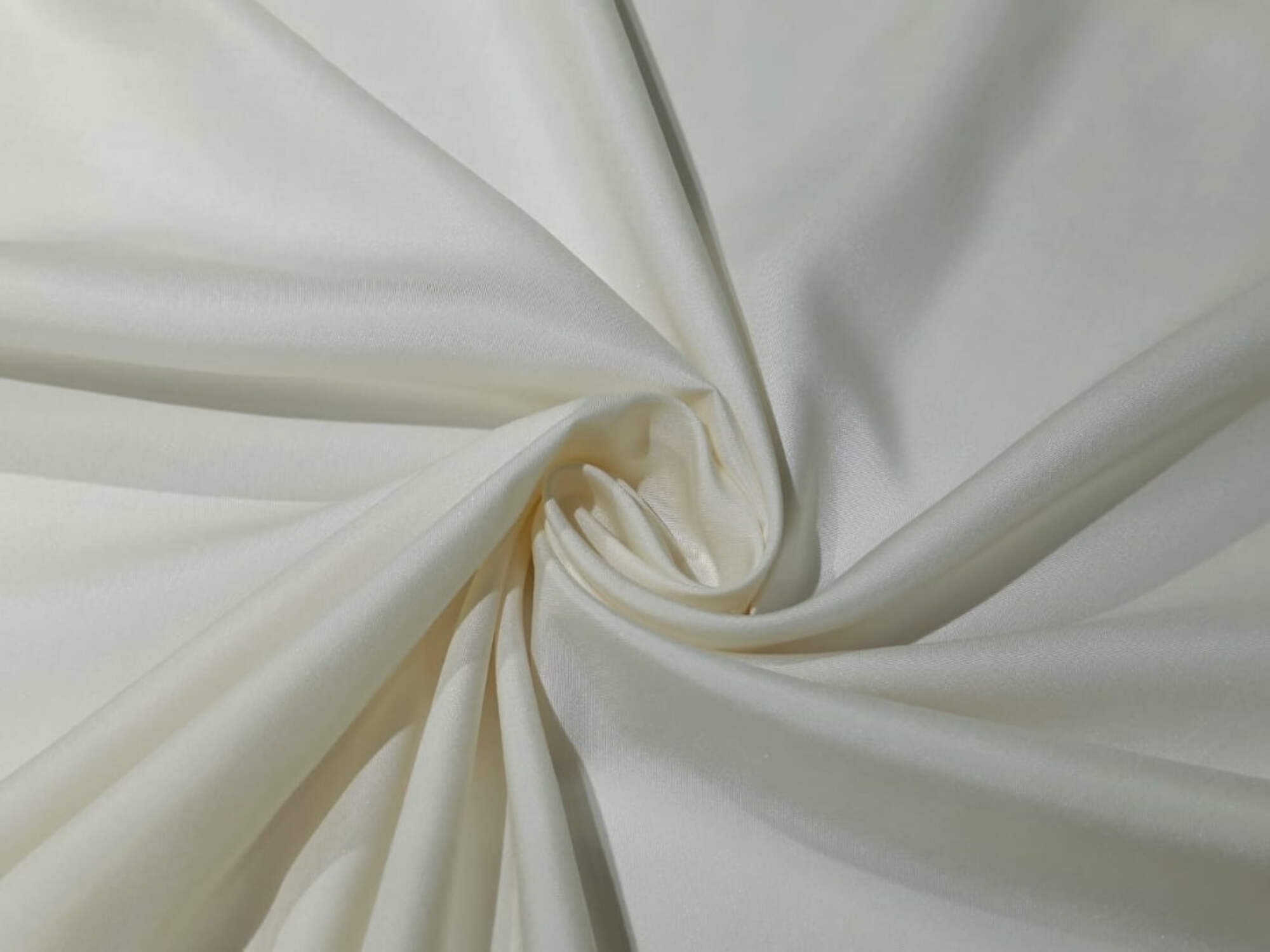 100% Pure Silk Original Double Horse Boski white ivory color Fabric 36 ...