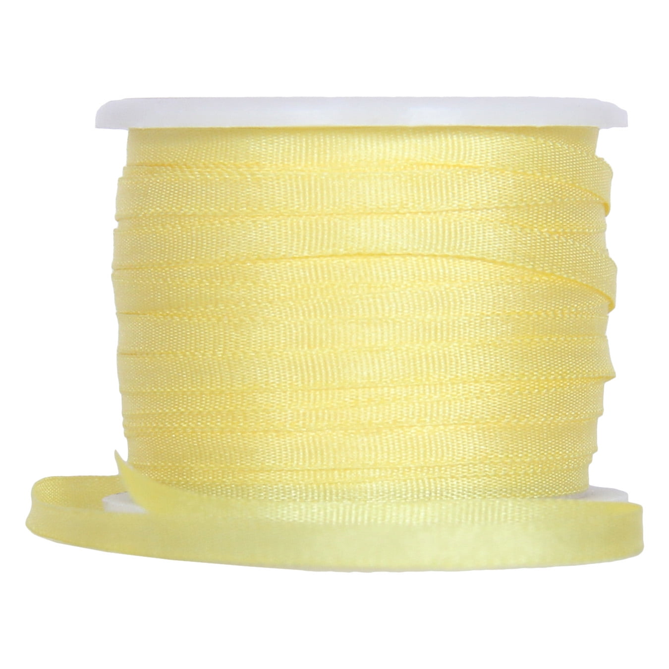 100% Pure Silk Ribbon by Threadart - 2mm Yellow - No. 656 - 3 Sizes ...