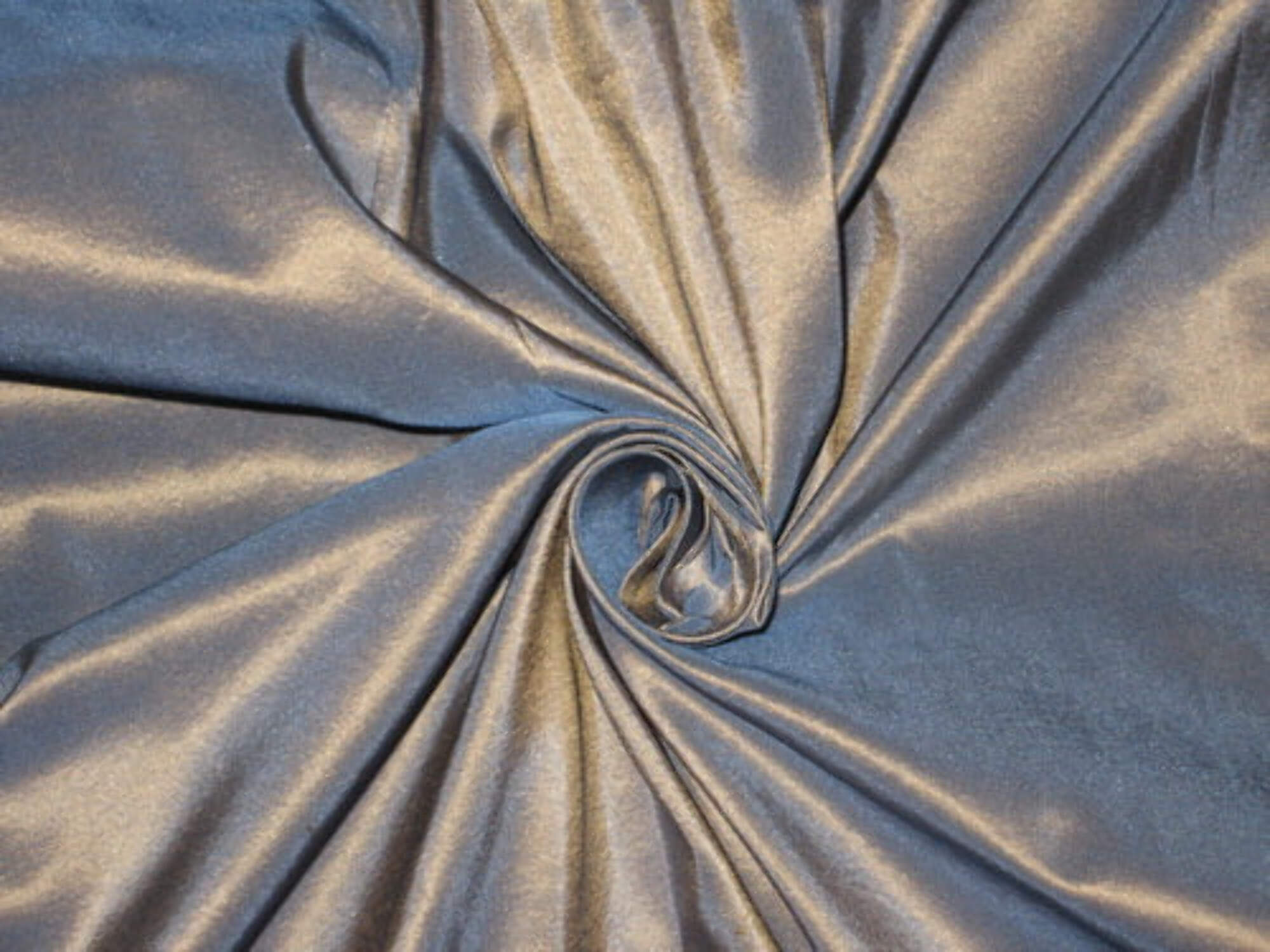 100% Pure Silk Taffeta Fabric Blue X Gold Shot colour TAF#184[1] - Walmart.com