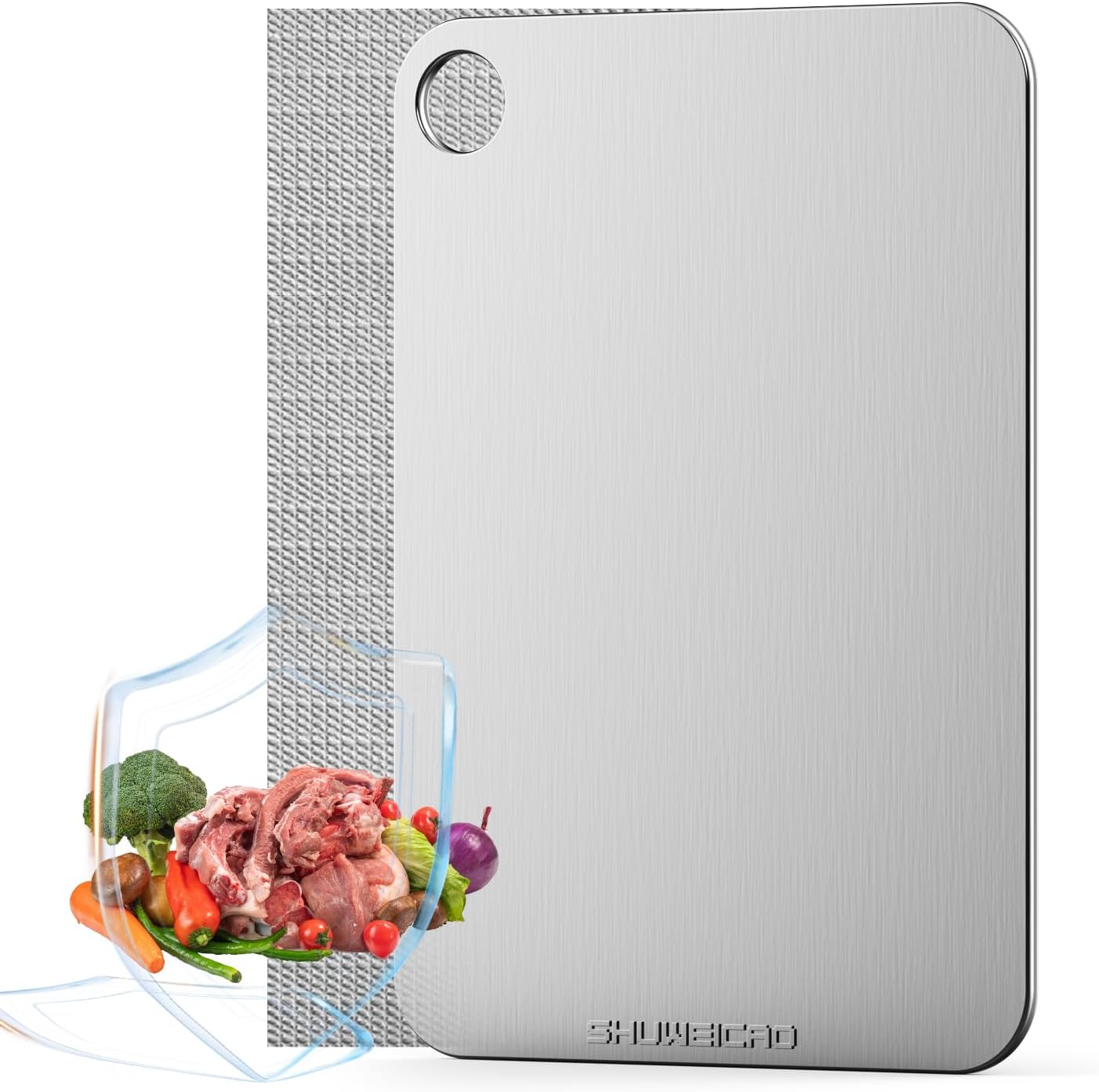 - 100% Pure Titanium Cutting Board for Kitchen, Cutting Edge Hygiene ...
