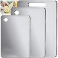 100% Pure Titanium Cutting Board Set of 3, Double-Sided Pure Cut ...