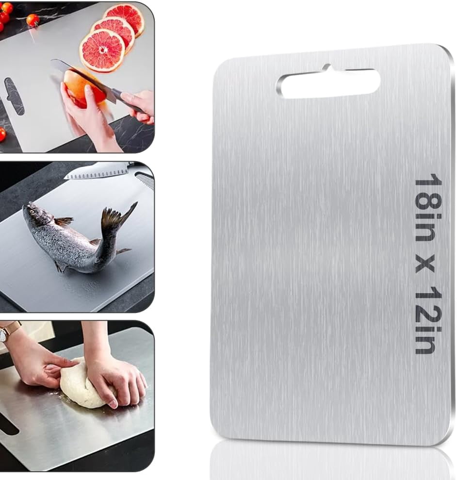 100% Pure Titanium Cutting Boards Cutting Boards For Kitchen Double ...
