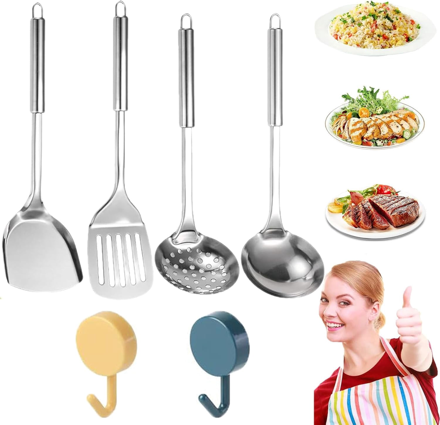 100% Pure Titanium Spatula, 2025 New Titanium Cooking Utensils Set ...