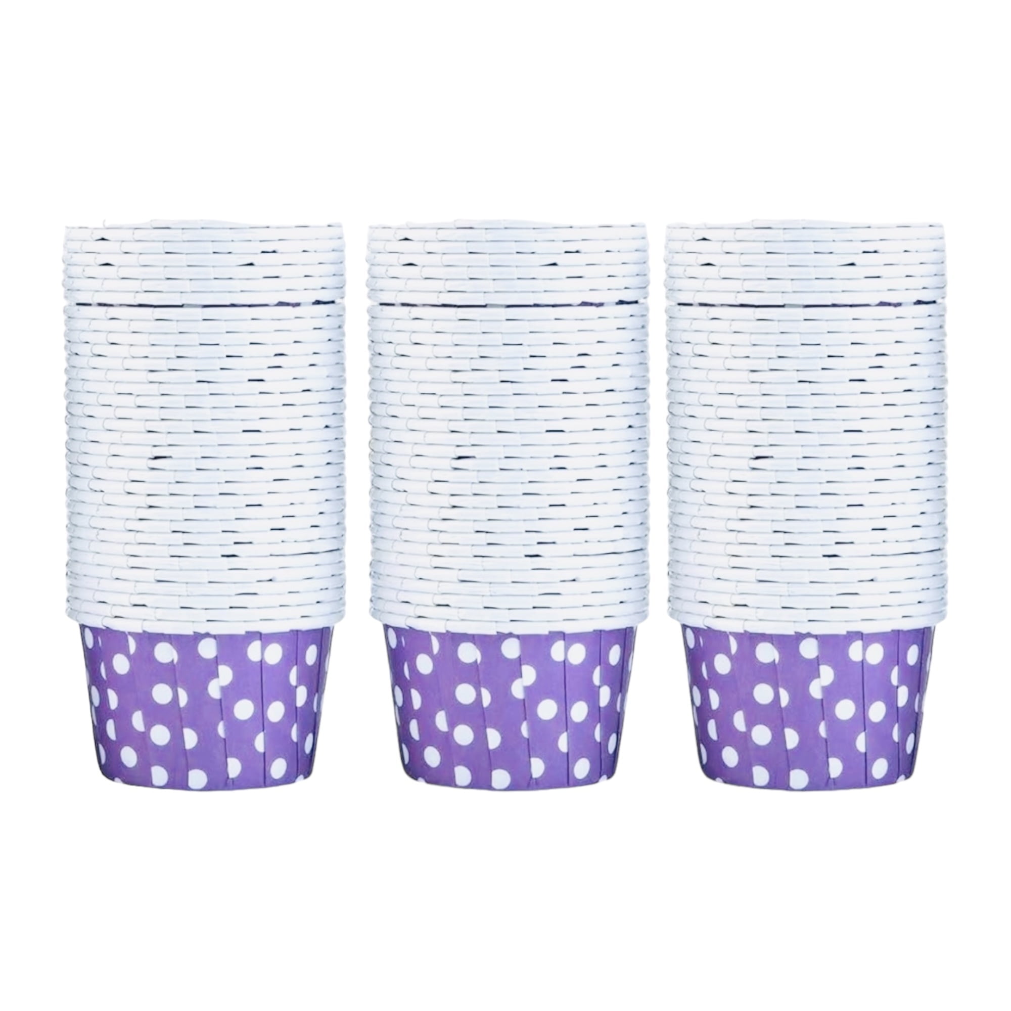 The Baker Celebrations 200 ct. Purple Polka Dots Baking Cups, Muffin ...