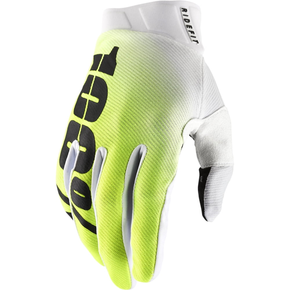 100% RIDEFIT Motocross Gloves - MX Dirt Bike & Powersport Riding Gear ...