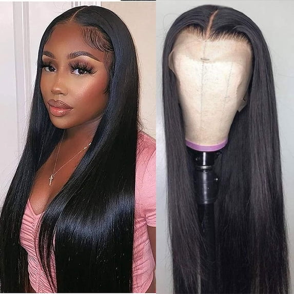 100% Real Human Hair Hand-Woven Long Straight Hair Extensions - 150 ...