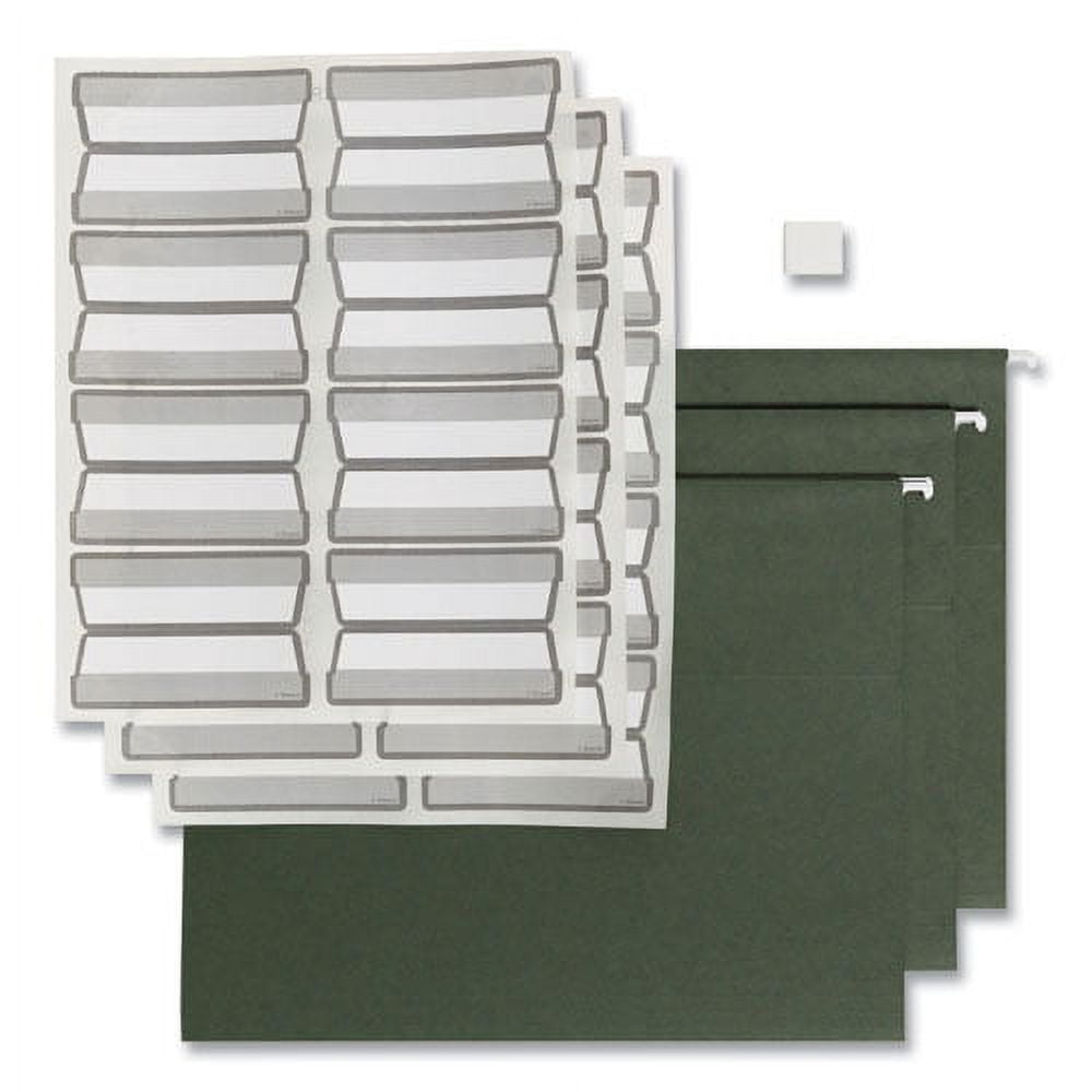 100% Recycled Hanging File Folders with ProTab Kit, Letter Size, 1/3 ...