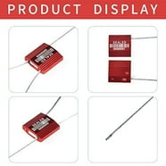 Global Industrial High Security Bolt Seal, Yellow, 50/Pack - Walmart.com