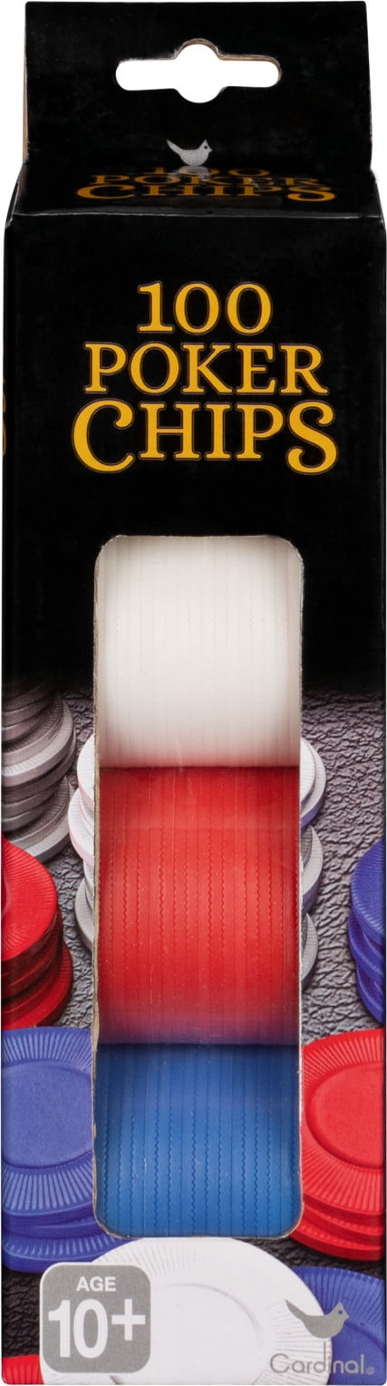 100 Red, White, and Blue Poker Chips - Walmart.com