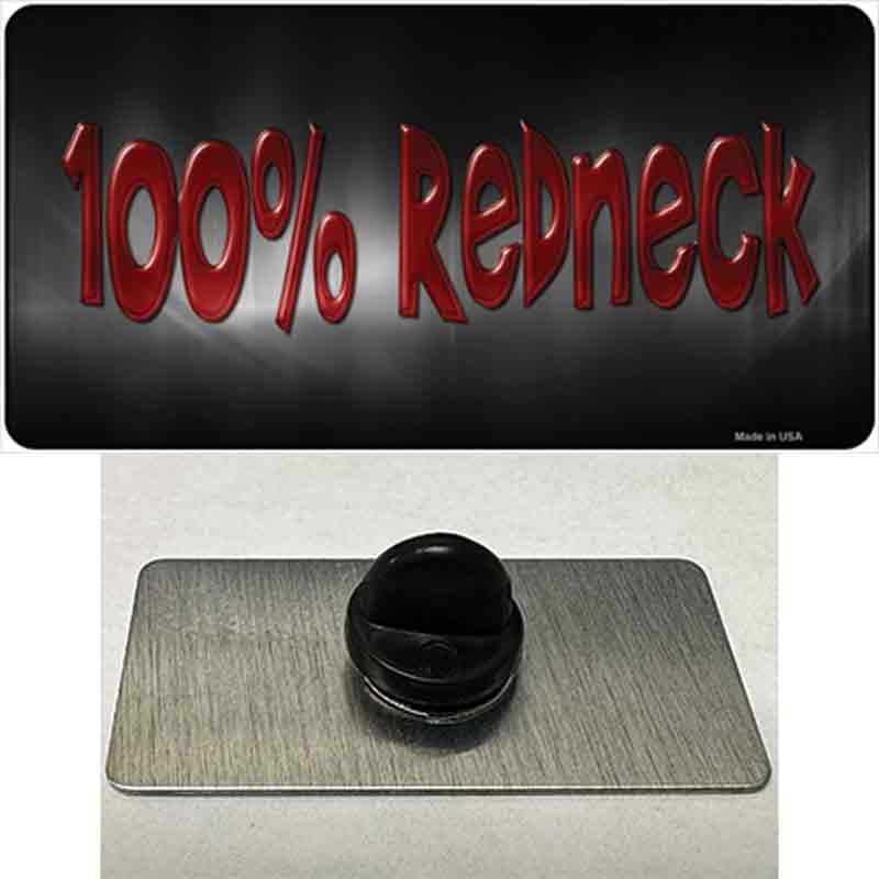 100% Redneck Novelty Metal Hat Pin 1.5" x 0.75" (PIN) - Walmart.com