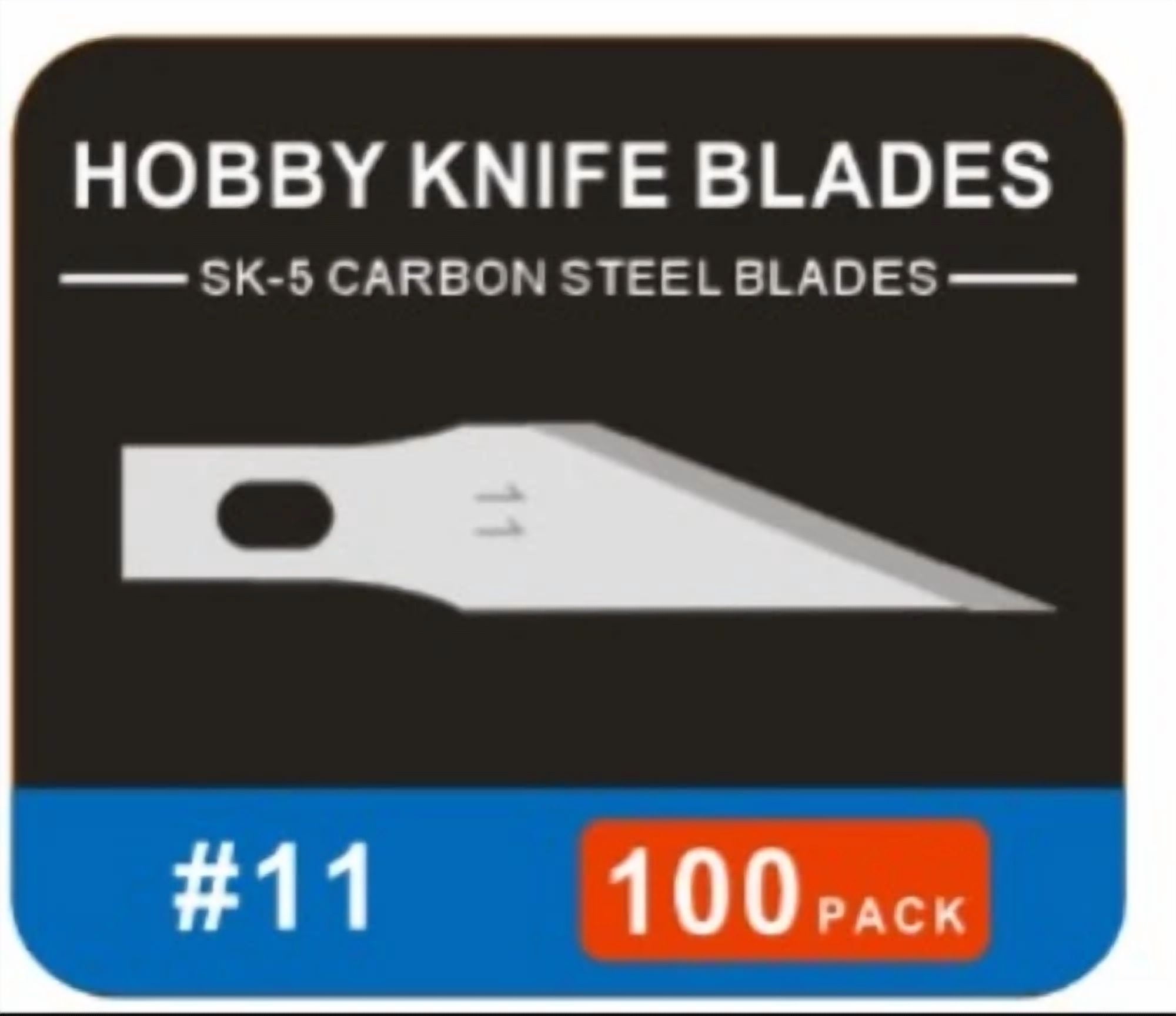 100 Refill Blades For X-Acto Hobby Art Knife Replacement Fine Point No ...