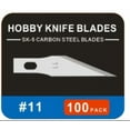 100 Refill Blades For X-Acto Knife Replacement No. #11 Vinyl Tint Film ...