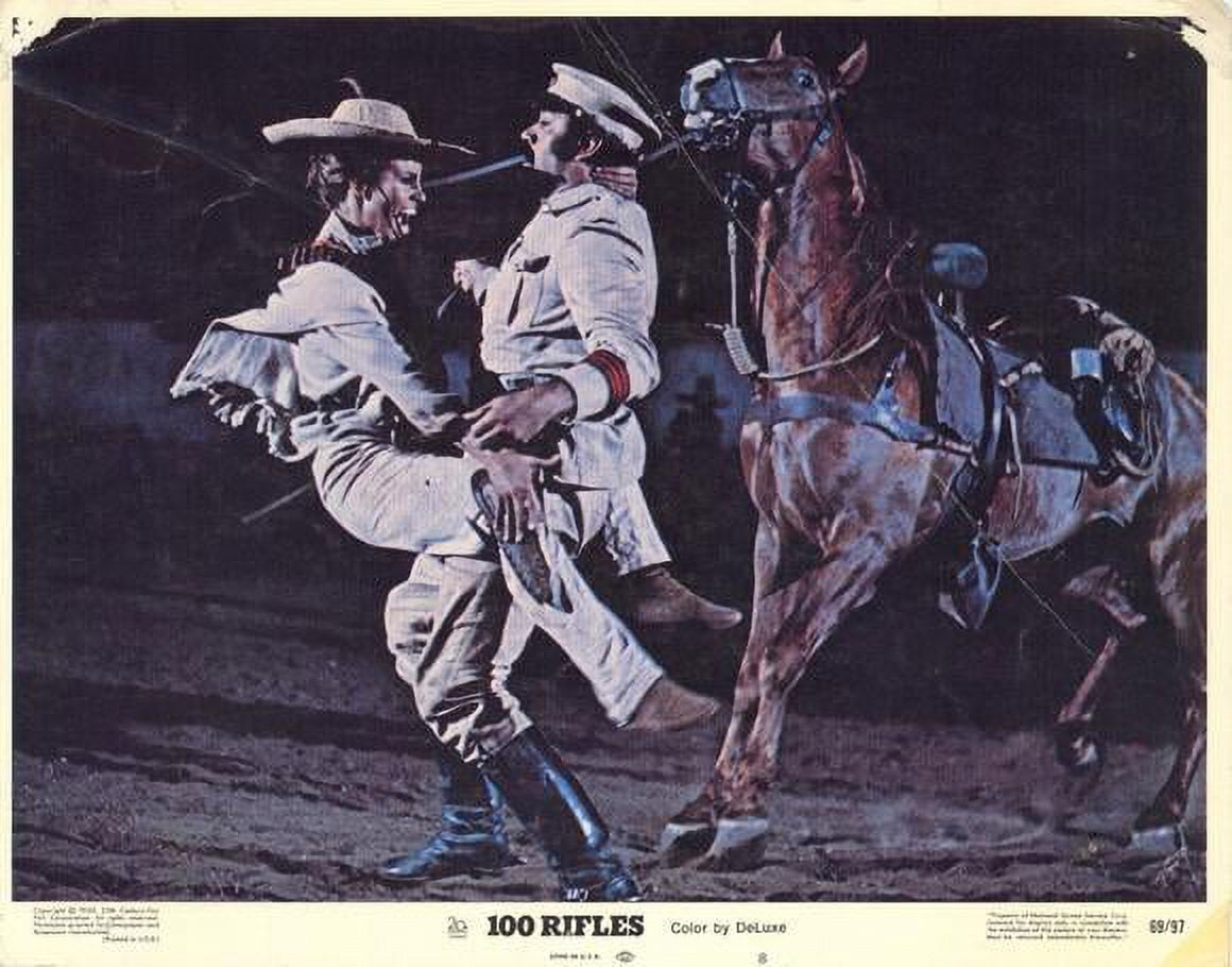 100 Rifles - movie POSTER (Style E) (11" x 14") (1969) - Walmart.com