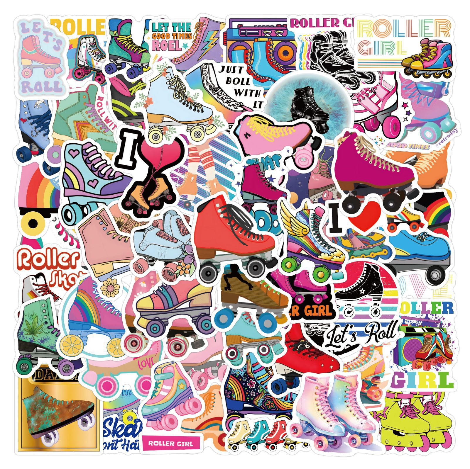 100 Roller skates Roller skaing Roller skates Graffiti stickers ...