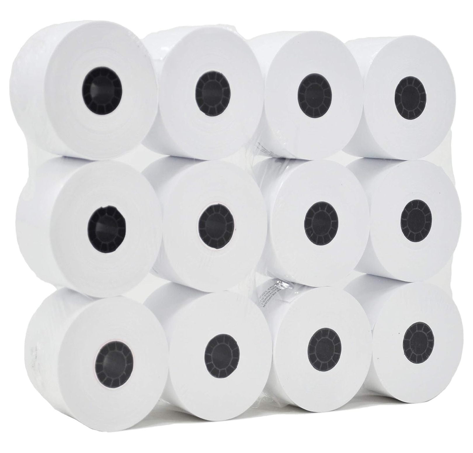 (100 Rolls) 2 1/4 x 150 ft White Adding Machine Tape Paper Rolls ...