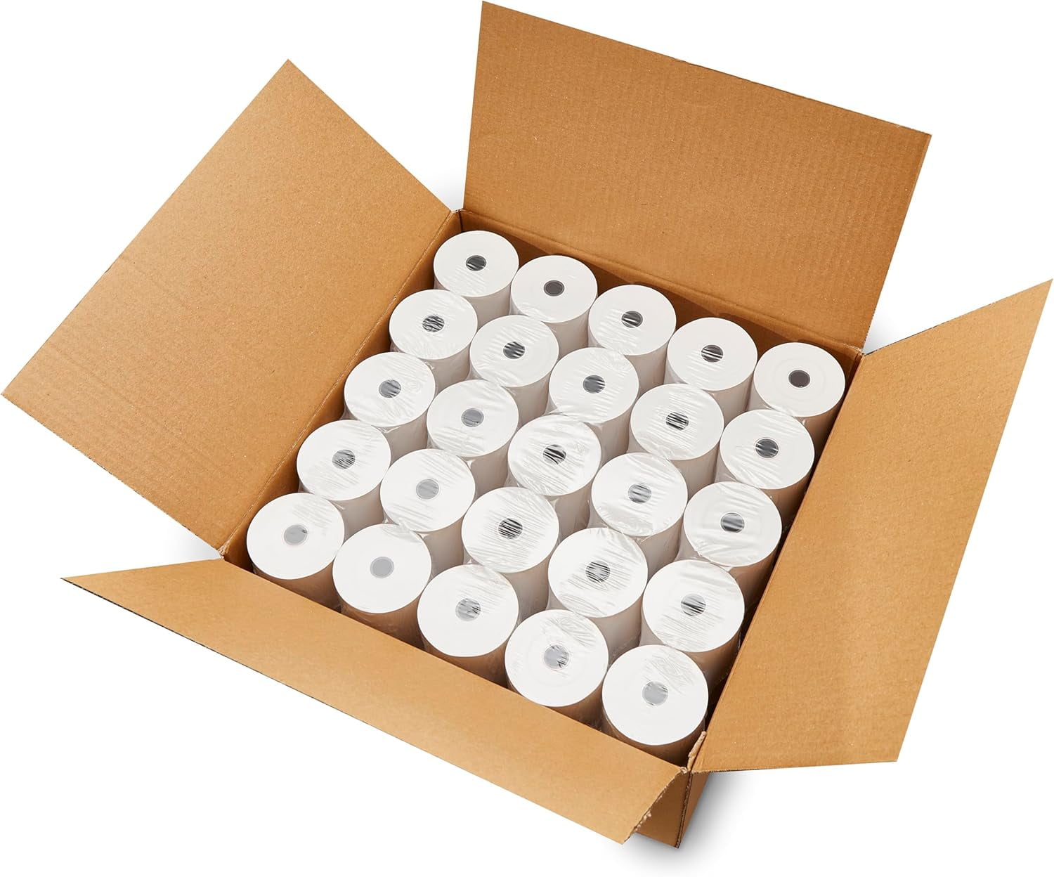 (100 Rolls) 3 1/8 x 230 Thermal Paper Receipt Rolls (55 GSM - Honeycomb ...