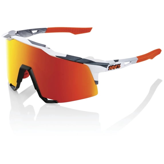 100% Speedcraft Sunglasses - Soft Tact Grey Camo; HiPER Red Multilayer ...