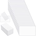 100 Self-adhesive Index Card Pockets Label Pockets sleeves with Top ...