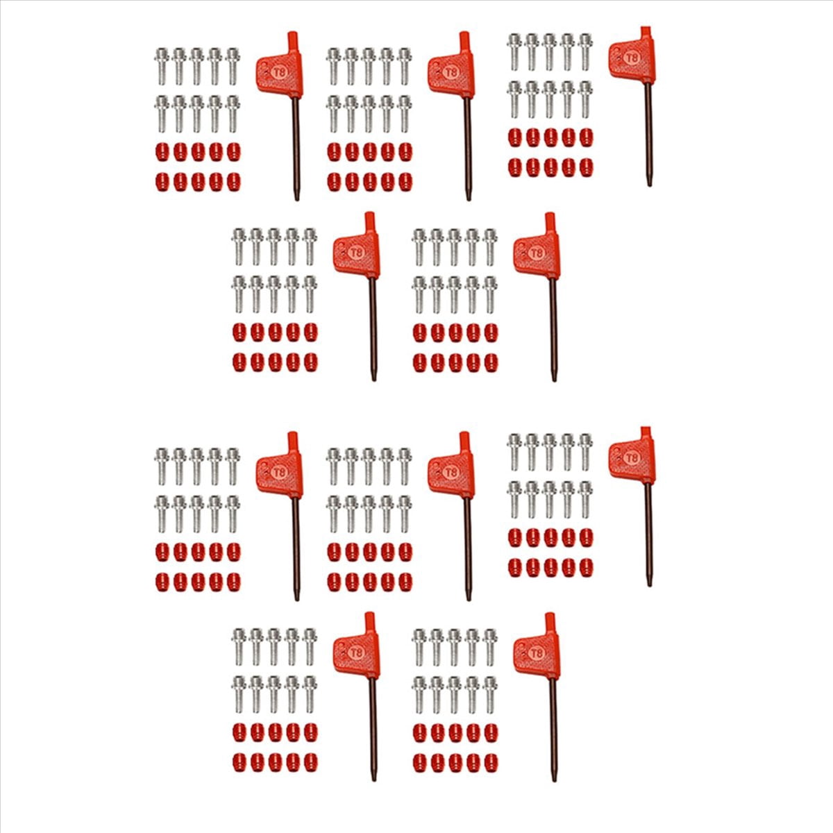 100 Set Bike Hydraulic Disc Brake Oil Needle Olive Head for A-Majig New ...