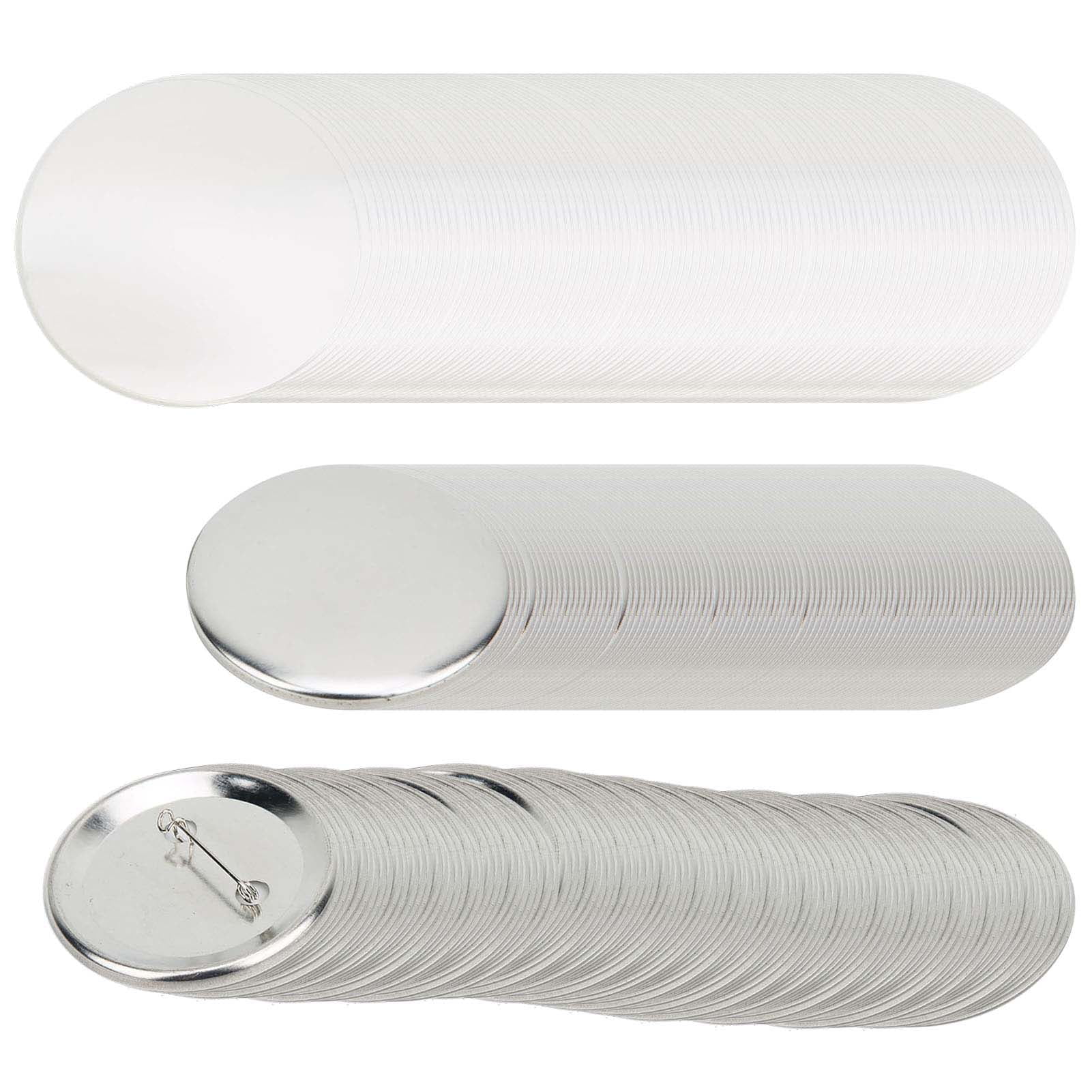 100 Sets 56mm Badge Pin Button Parts Badge Making Supplies DIY Crafts ...