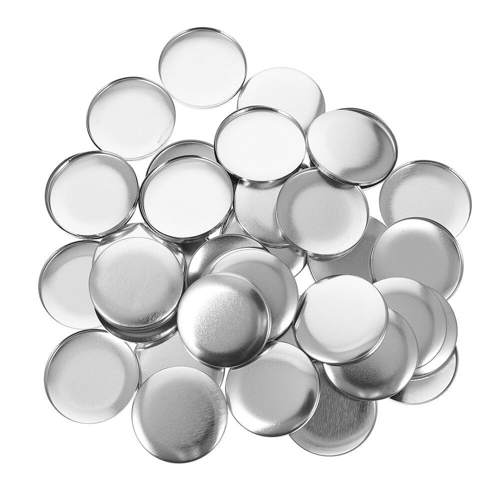 100 Sets Blank Button Badge Parts Clothes DIY Badges Tinplate DIY Badge ...