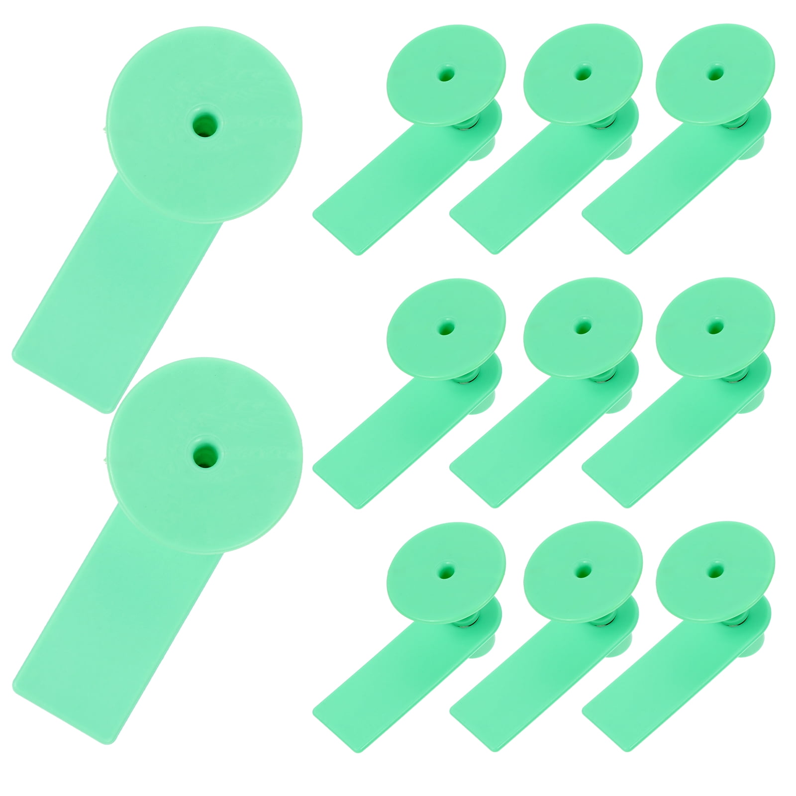 100 Sets Blank Livestock Ear Tags Animal Identification Easy Use ...