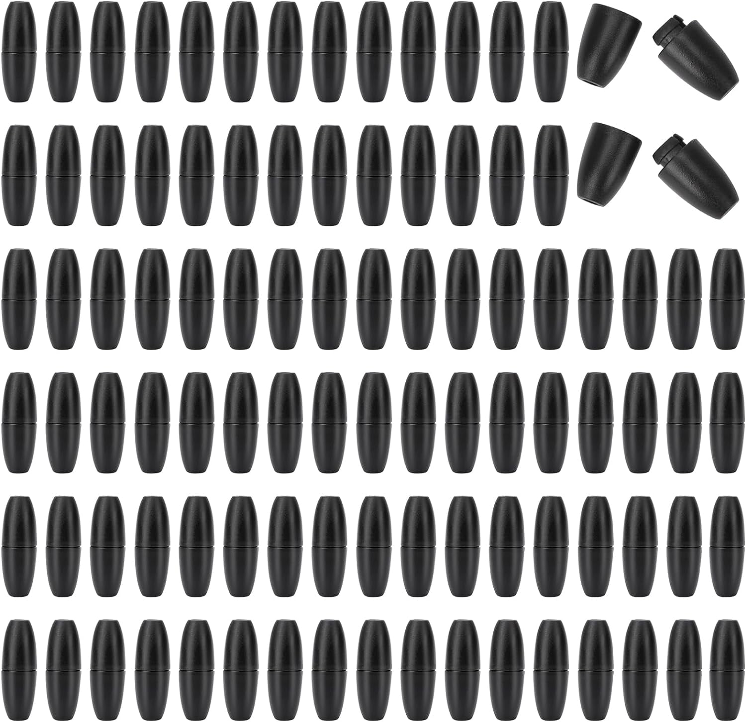 100 Sets Breakaway Clasp for Necklaces Plastic Breakaway Clasps Safety ...