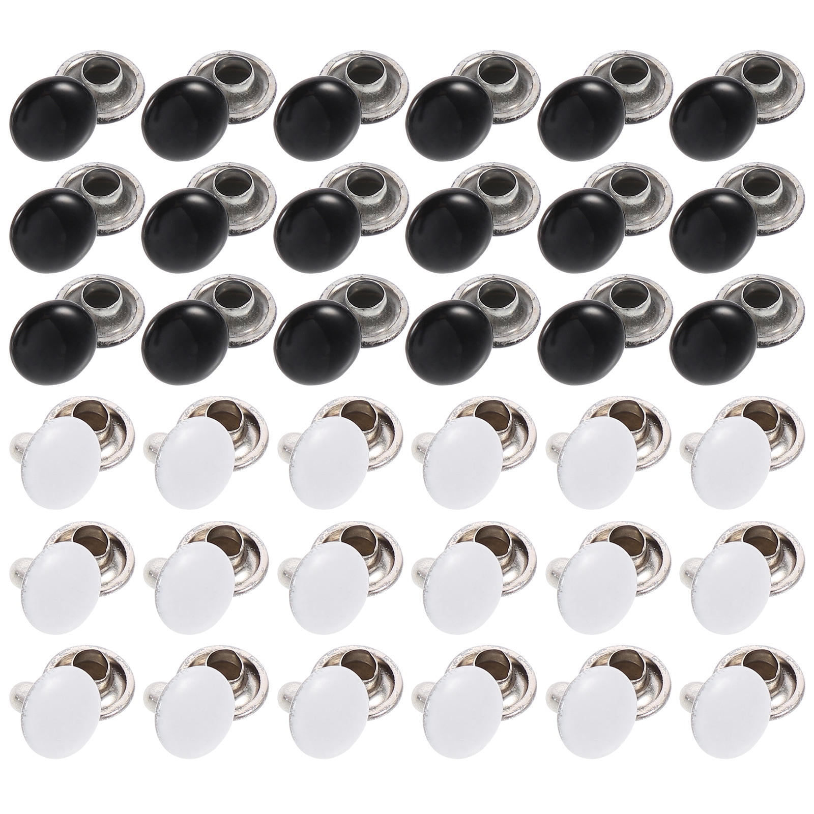 100 Sets DIY Luggage Leather Accessories Studs and Rivets for Custom ...