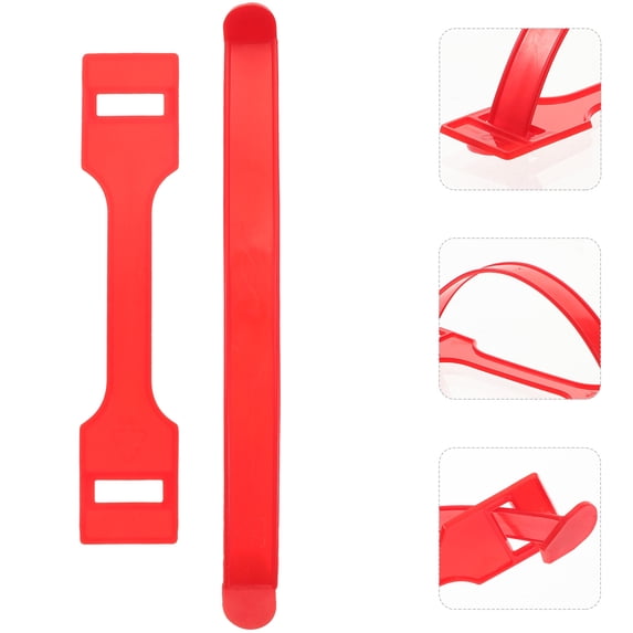 Toyandona 100Sets Red Plastic Carrying Handles for Box Shipping and ...