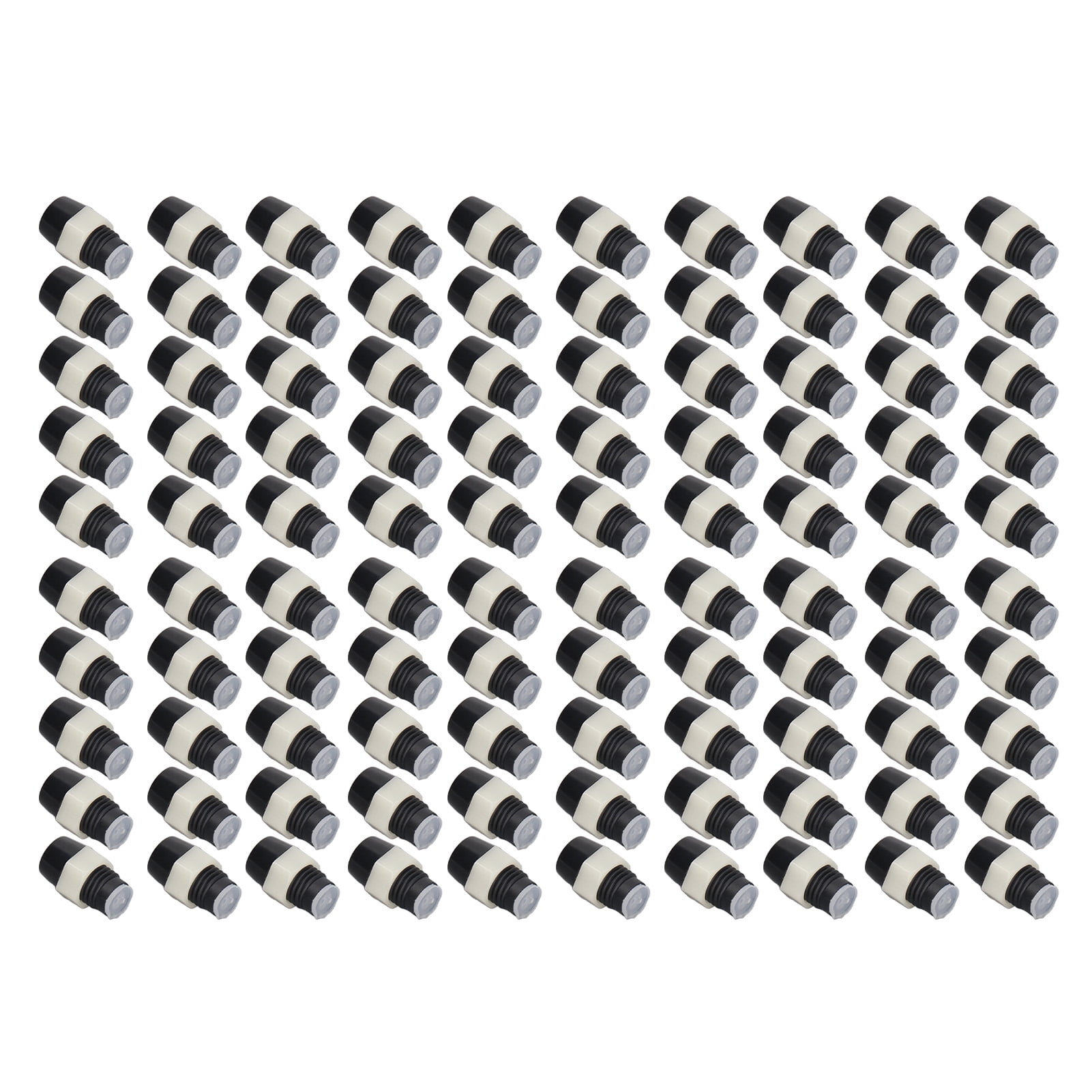 100 Sets LED Holder 5mm Plastic Light Emitting Diode Panel Mount Clip ...
